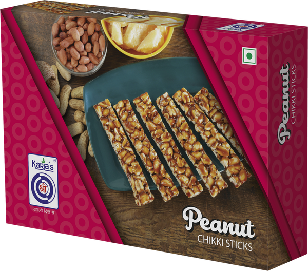 Peanut Chikki Sticks (Pack of 5) – Shree Chikki